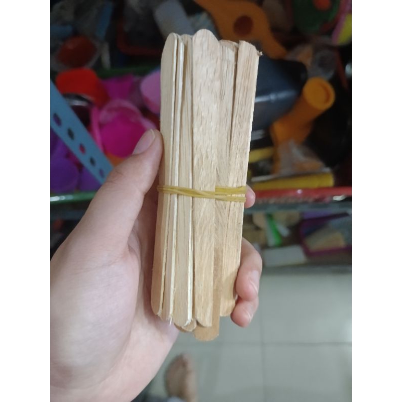 Jual 50 pcs stik es krim putih ringan / 50pcs stick es krim lolipop ...