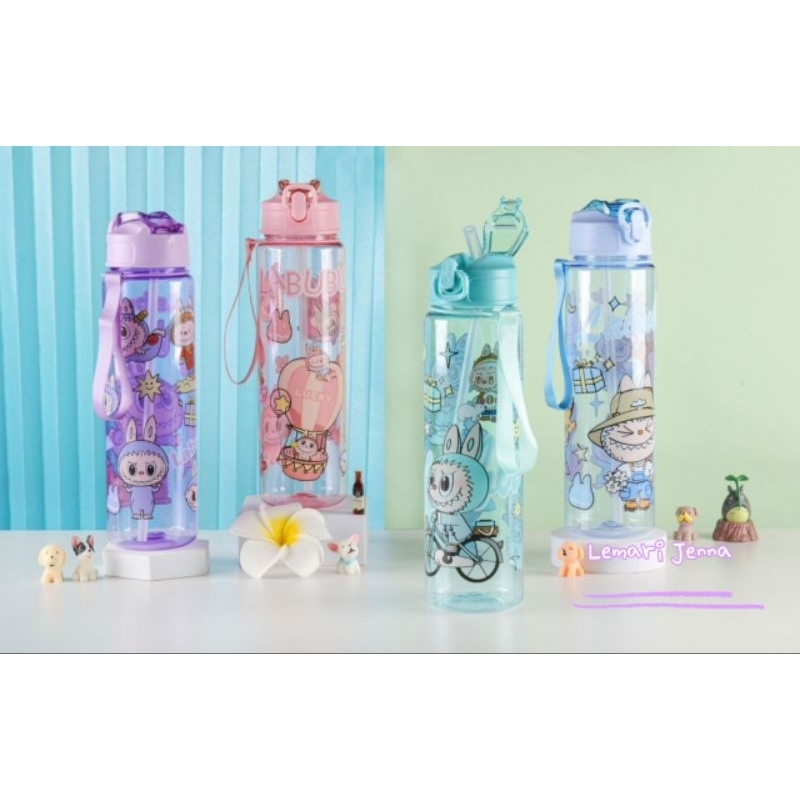 Jual Aneka Botol Minum Labubu Kuromi Cinnamoroll My Melody Hello Kitty ...