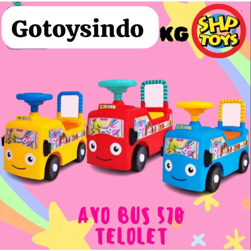 Jual Mainan Anak SHP 570 Ayo Bus SHP Toys Ride on Car Tolo Car | Shopee ...
