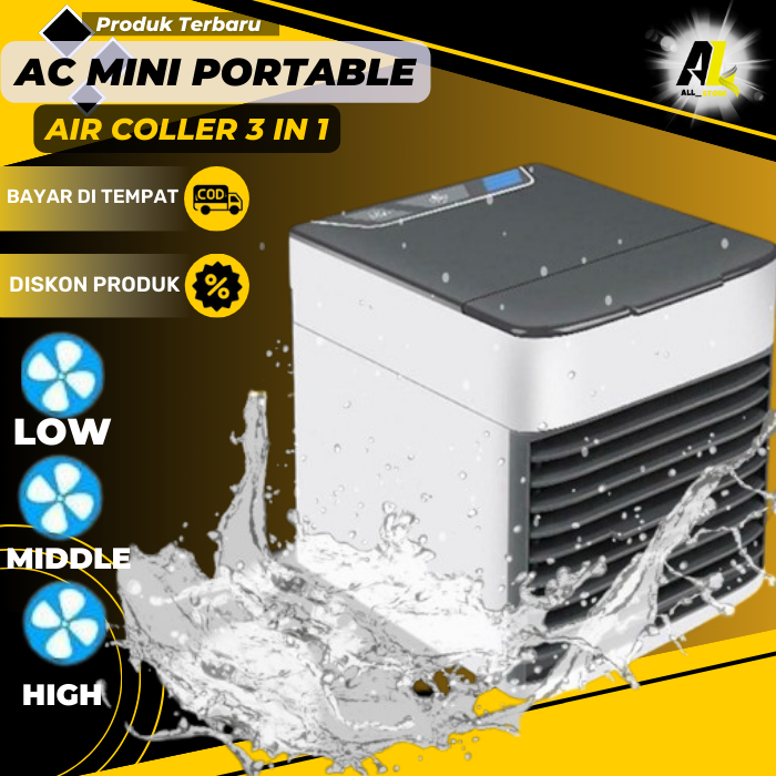 Jual AC MINI PORTABLE / AC PORTABLE AIR COOLER DAN KIPAS ANGIN PORTABLE ...