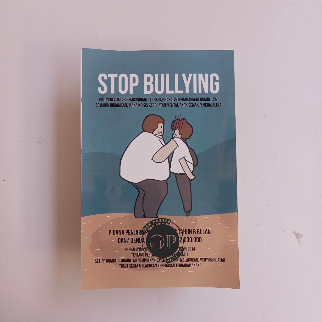 Jual Stiker Stop Bullying - Sanksi Melakukan Bullying - Stop ...