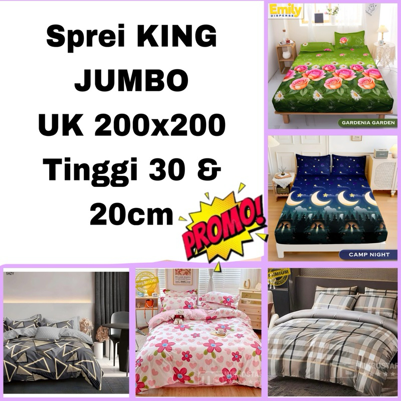Jual SPREI UKURAN 200X200 BUNGA SEPRAI KING JUMBO SEPREI MURAH SEPRAI ...