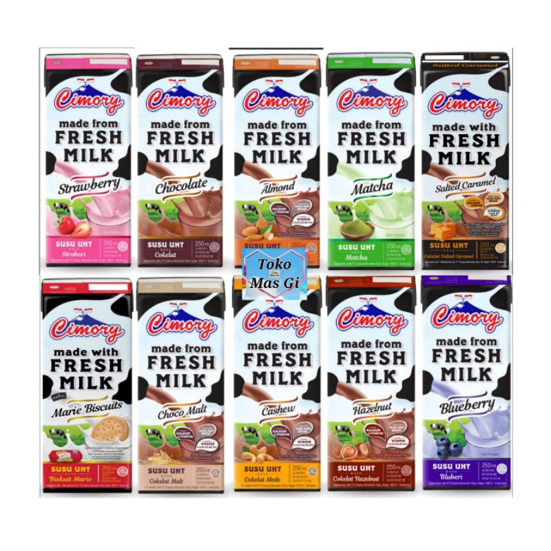 Jual Cimory freshmilk UHT 250ml rasa cashew. | Shopee Indonesia