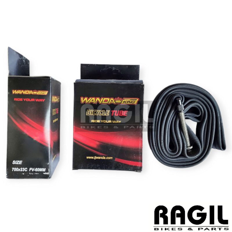 Jual BAN DALAM SEPEDA 700 x 23/25C WANDA KING DOP PRESTA 60MM 60 MM FV LANCIP FIXIE BALAP ROAD ...