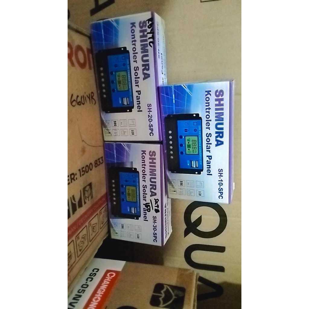 Jual ALAT CONTROLLER SOLAR PANEL SURYA SHIMURA CHARGER DUAL USB DAYA ...