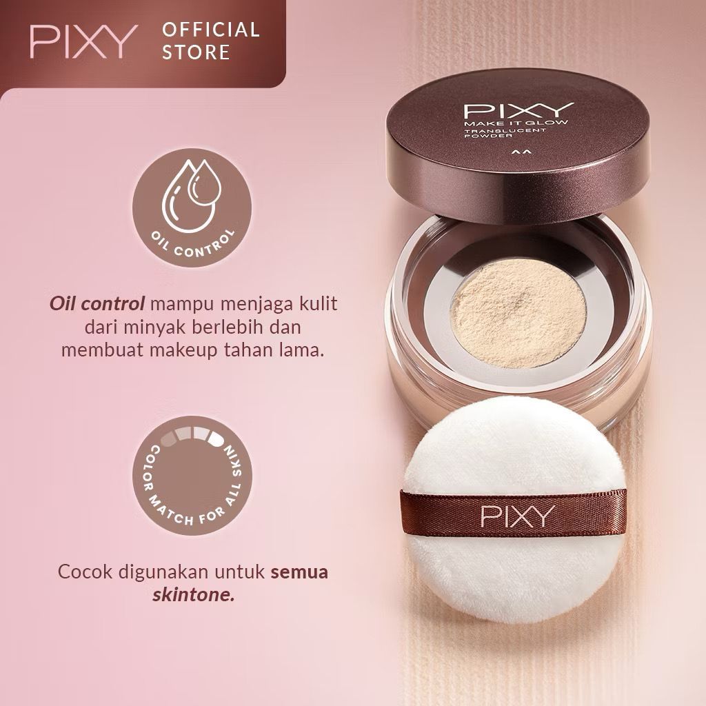 Jual Pixy Make It Glow Translucent Powder | Shopee Indonesia