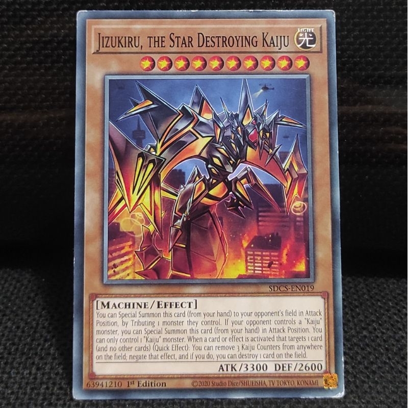 Jual Kartu Yugioh TCG Jizukiru, the Star Destroying Kaiju Common C ORI ...