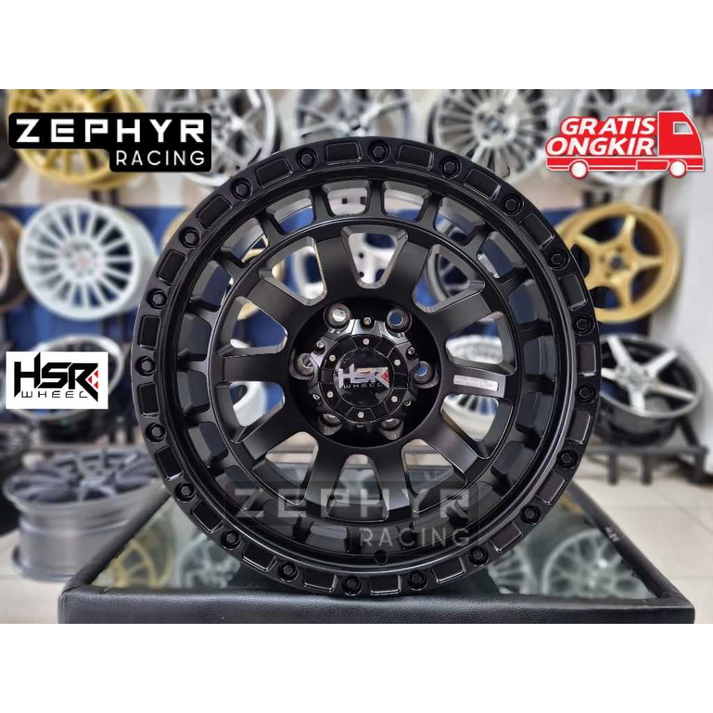 Jual velg HSR type komoro ring 18 untuk pajero, fortuner, hilux, triton ...