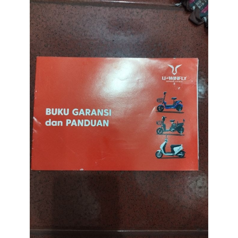 Jual Buku Majalah Garansi Ebike Sepeda Listrik Uwinfly U Winfly Jadul ...