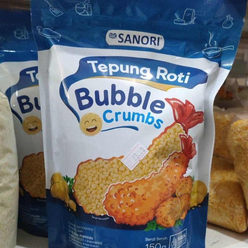 Jual SBC Sanori Tepung Roti Bubble Crumbs kemasan 150gr | Shopee Indonesia