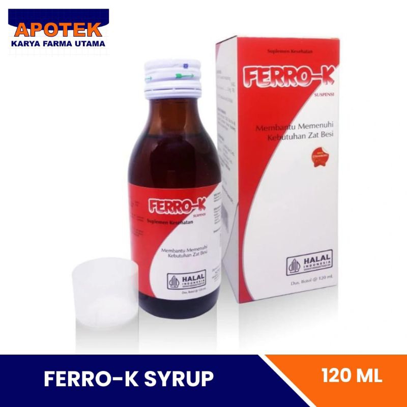 Jual Ferro-K Syrup 120ml | Shopee Indonesia
