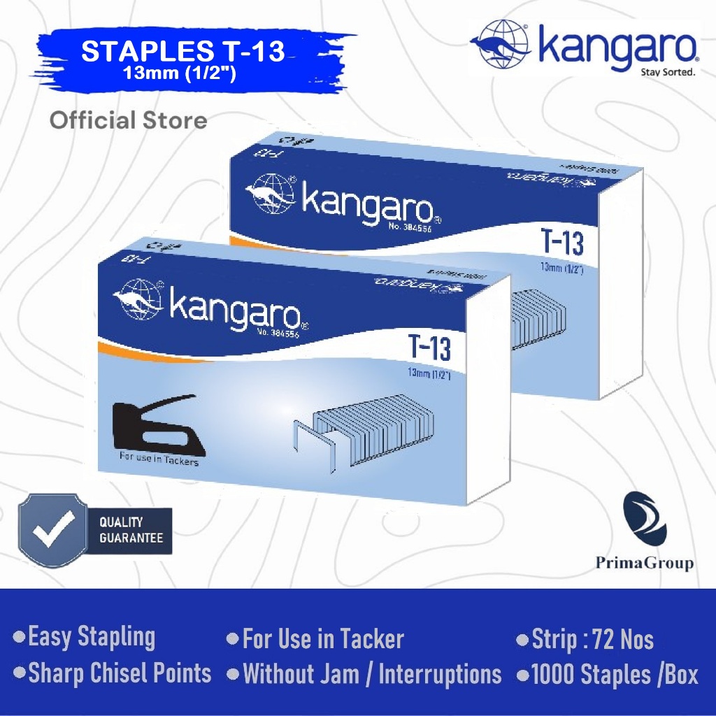 Jual Isi Staples Guntacker T-13 / Isi Hekter 13mm / Isi Stapler T-13 (1 ...
