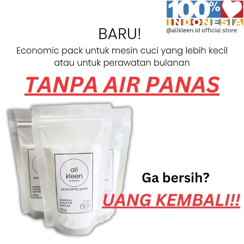 Jual Pembersih mesin cuci Allkleen by Keenarra economic pack 150g ...