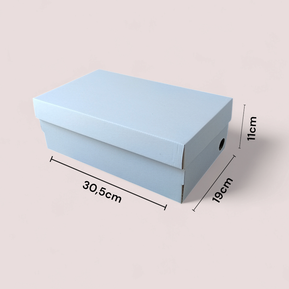 Jual BOX SEPATU/DUS SEPATU/KARDUS SEPATU/KOTAK SEPATU White Craf Uk 30 ...