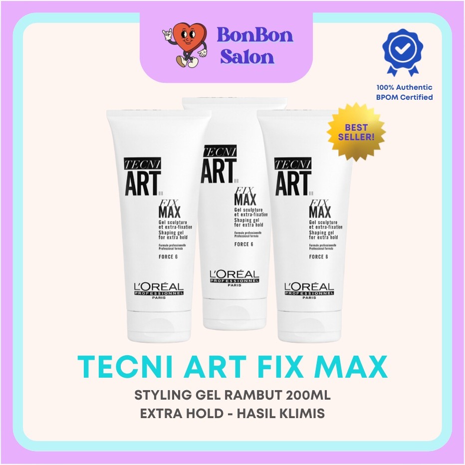 Jual Loreal Tecni Art Fix Max Gel Rambut Pria Loreal Styling Rambut ...