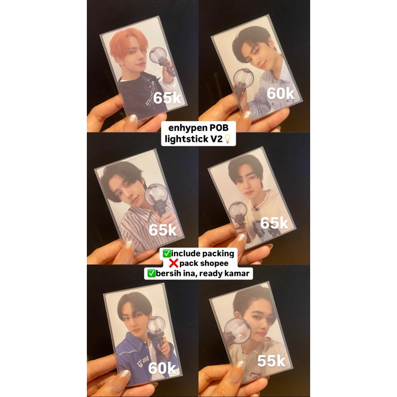 Jual OFFICIAL PC ENHYPEN LIGHTSTICK V2 POB LS ENHA | Shopee Indonesia