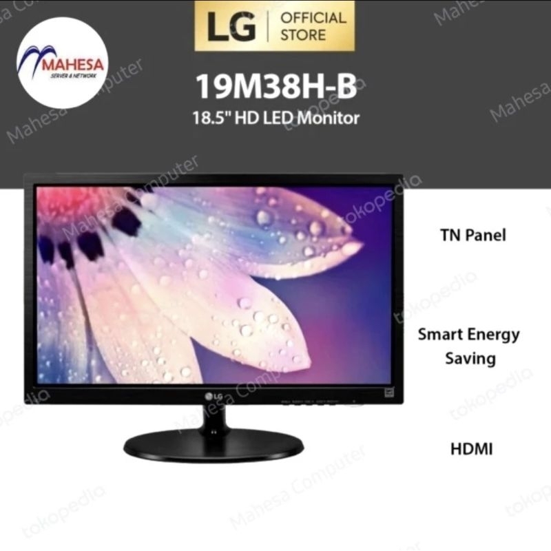 Jual MONITOR LED LG 19M38 19" LCD 19 inch Wide Screen 19inch NEW IN BOX ...