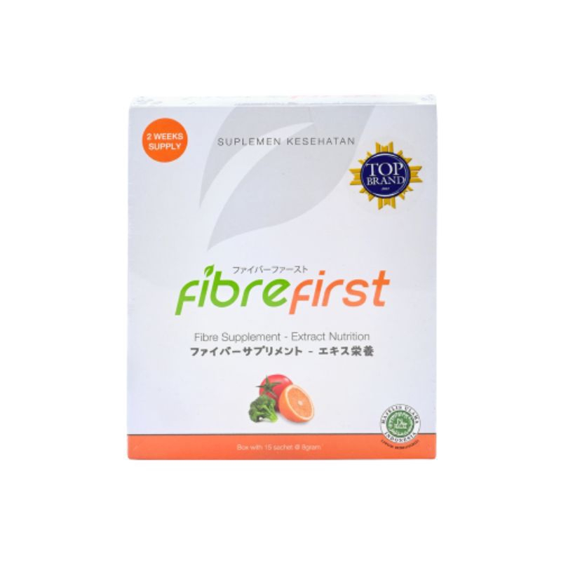 Jual FIBRE FIRST Diet & Detox | Serat & Sayuran | isi 15 Sachet (120gr ...