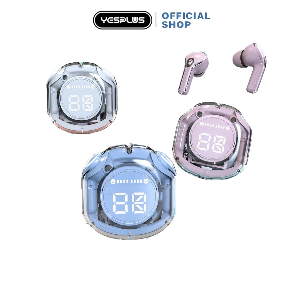 Jual Headset Bluetooth YESPLUS Kristal AIR39 Low Latency Gaming Headset ...