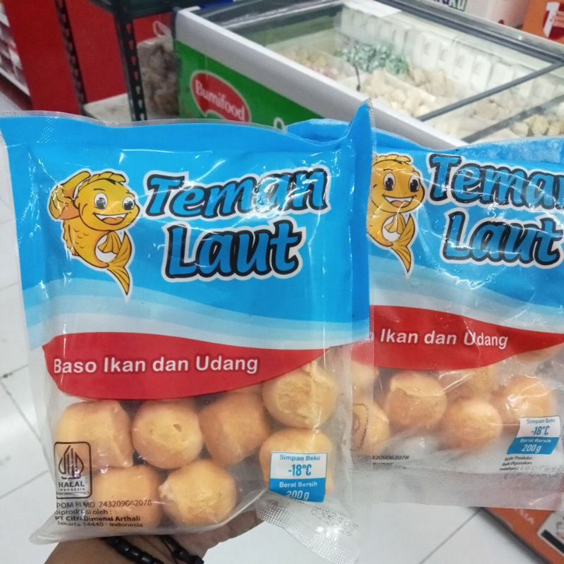 Jual Teman laut baso ikan dan udang 200g | Shopee Indonesia