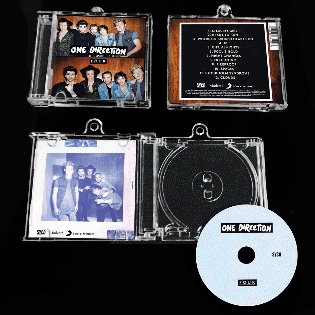 Jual One Direction Mini CD Album Keychain NFC Gantungan kunci ganci ...