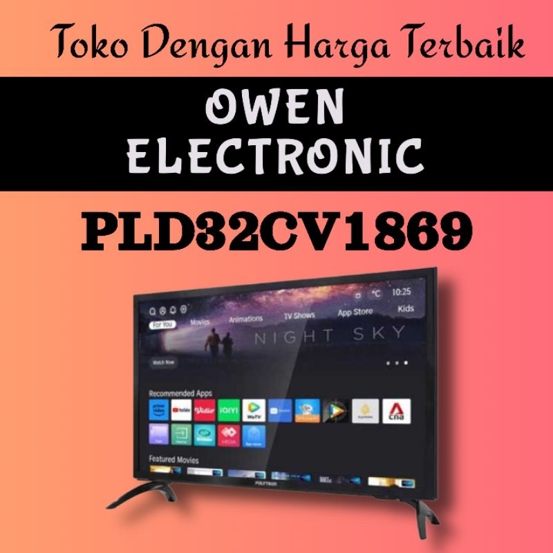 Jual POLYTRON 32 inch HD READY SMART TV PLD32CV1869 | Shopee Indonesia