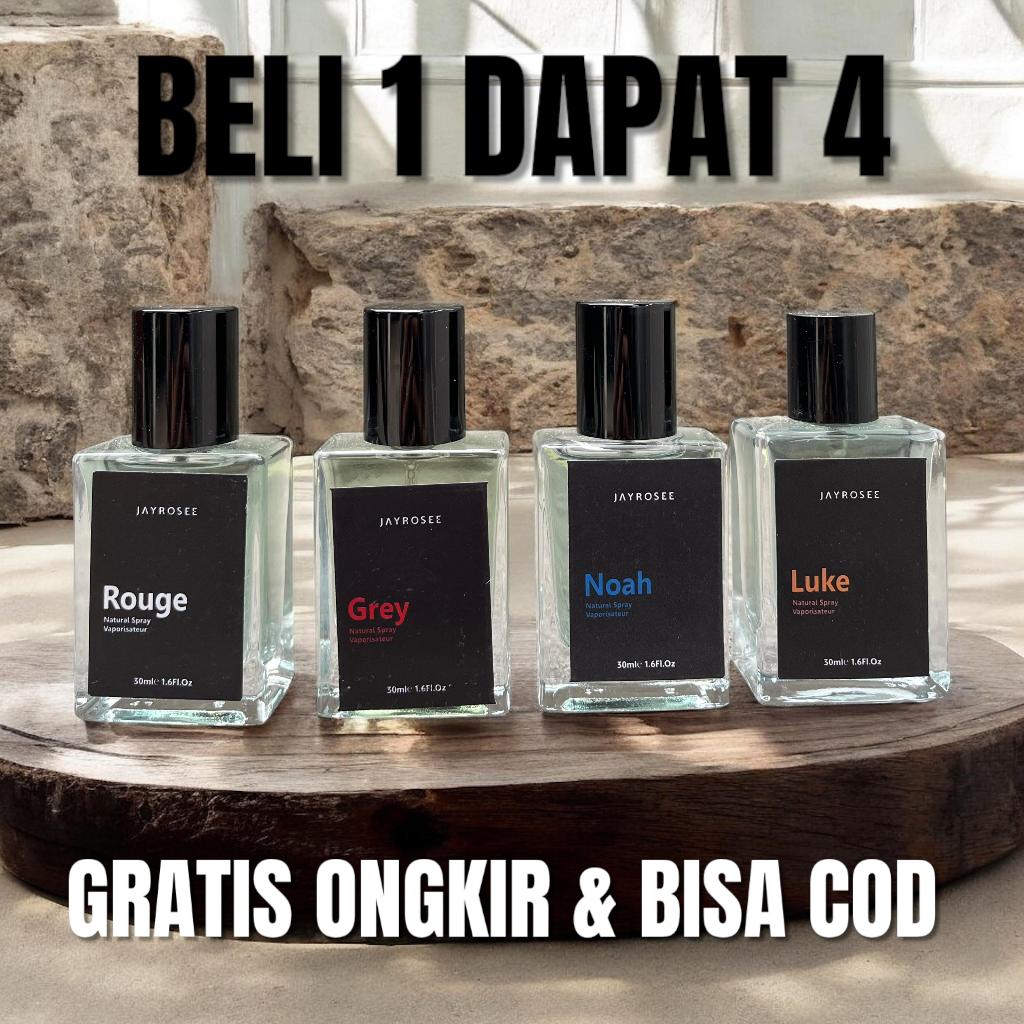Jual BELI 1 DAPAT 4 PARFUM VIRAL PARFUM JAYROSSE PARFUM PEMIKAT WANITA ...
