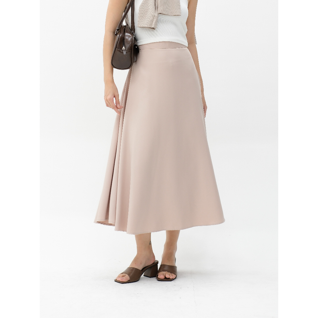 Jual Rok Flare Wanita | Madeline Skirt | HULM | Shopee Indonesia