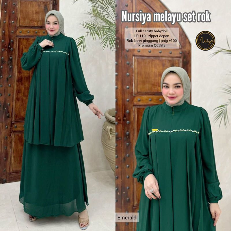 Jual FAHIMA COLLECTION || Nursiya Melayu Set(dw) | Shopee Indonesia
