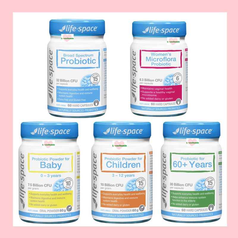 Jual Life Space Broad Spectrum Probiotic 60 Capsules Life Space ...