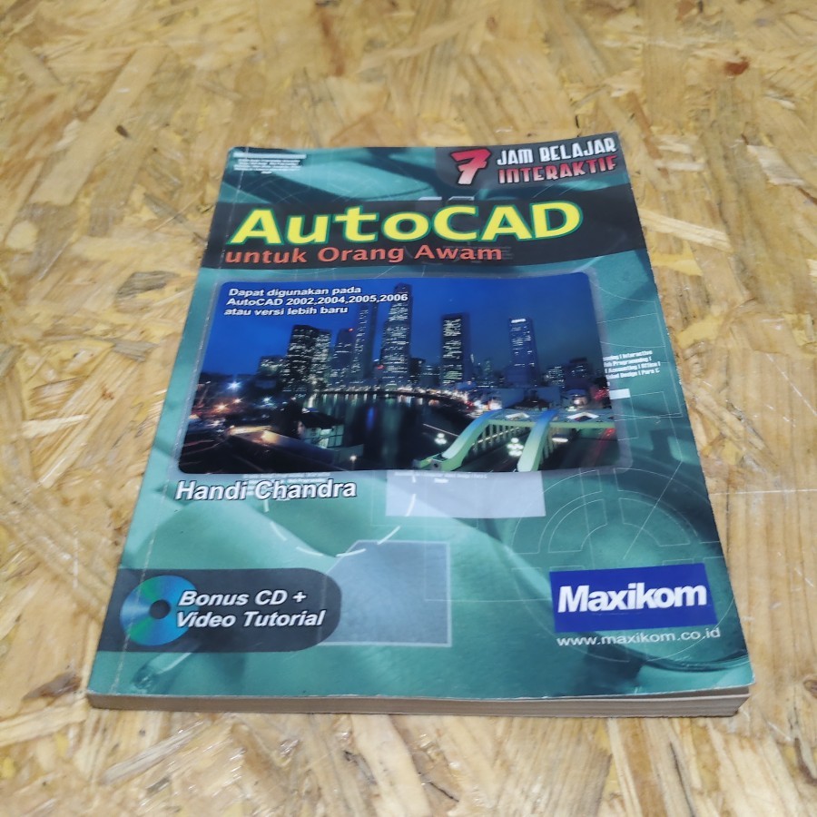 Jual Buku 7 Jam Belajar Interaktif Autocad untuk Orang Awam | Shopee ...