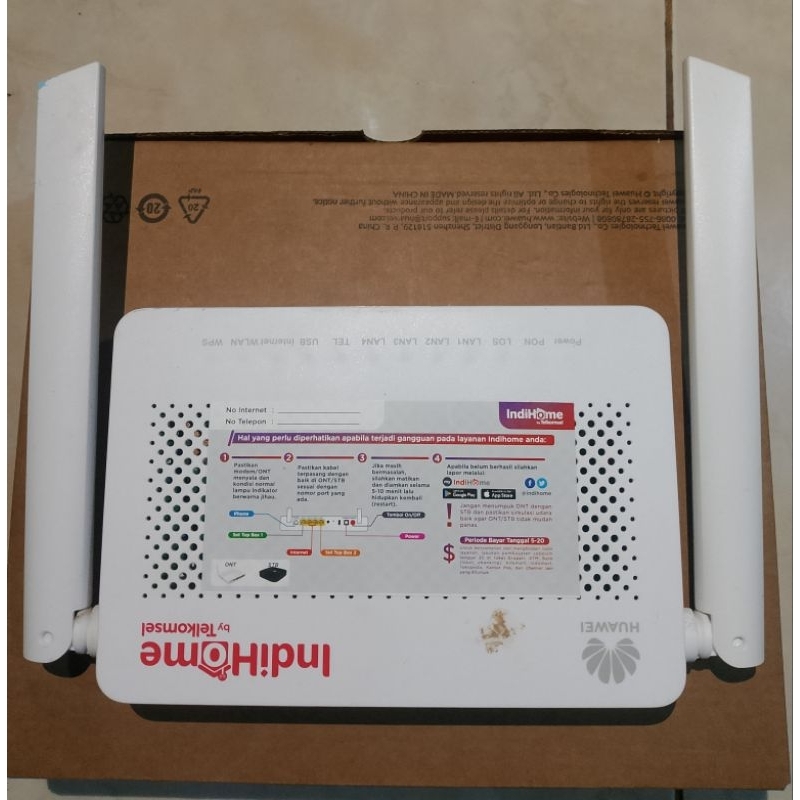 Jual BISA BAYAR DITEMPAT !!! HUAWEI HG8145V5 PORT BIRU + Adaptor | Shopee Indonesia