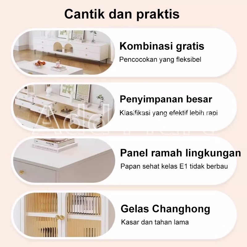 Jual Lemari TV Meja Kopi Lemari Penyimpanan Kombinasi Koleksi Meja TV ...