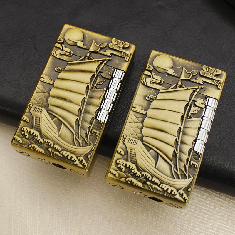 Jual Korek Api Dupont Las Fangjin Lighter Battle Ship Motif Kapal Laut ...