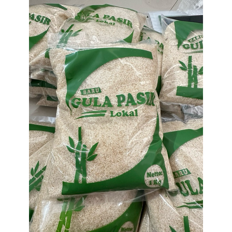Jual GULA PASIR LOKAL KEMASAN BERSIH 1kg | Shopee Indonesia