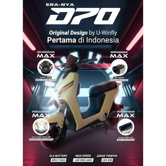 Jual Sepeda Listrik Uwinfly D70 D75 450 Watt Garansi Resmi Motor Sepeda Listrik Uwinfly D75 E ...