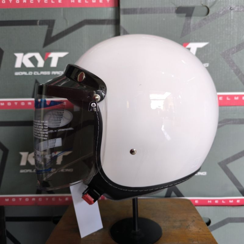 Jual Helm Half Face Jadul Retro Klasik MDS Z Classic Solid Polos ...