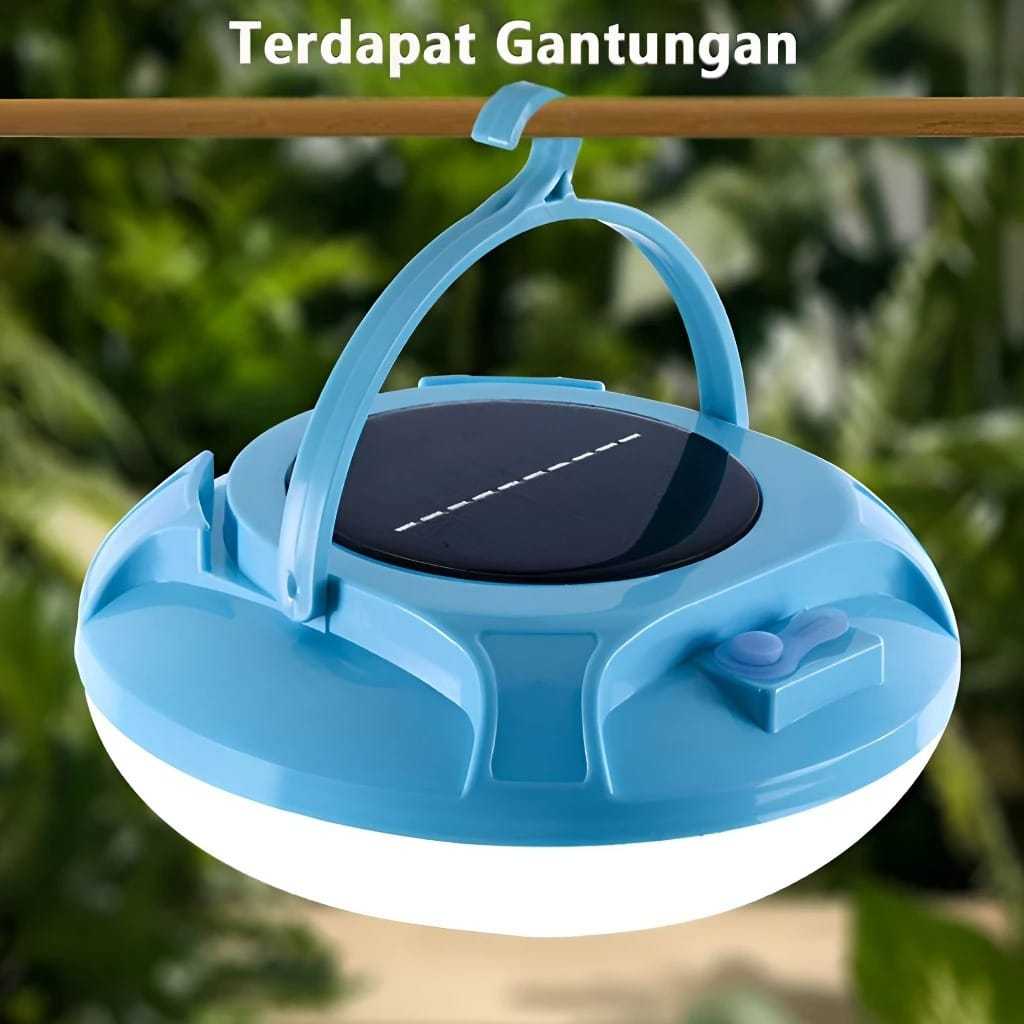 Jual Lampu Emergency UFO Gantung Solar Panel Camping Lamp 300wMaxpowe MX-202 | Shopee Indonesia