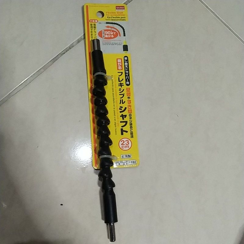 Jual DAISO Flexible shaft for screwdriver extension sambungan obeng ...