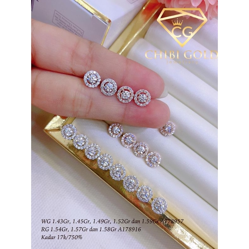 Jual CHIBI GOLD - Anting diamond look A178915 - chibi gold | Shopee ...