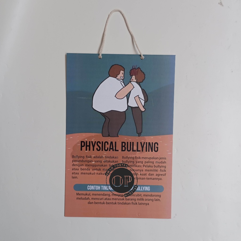 Jual Hard Poster Physical Bullying - Stop Perundungan - Bullying Fisik ...
