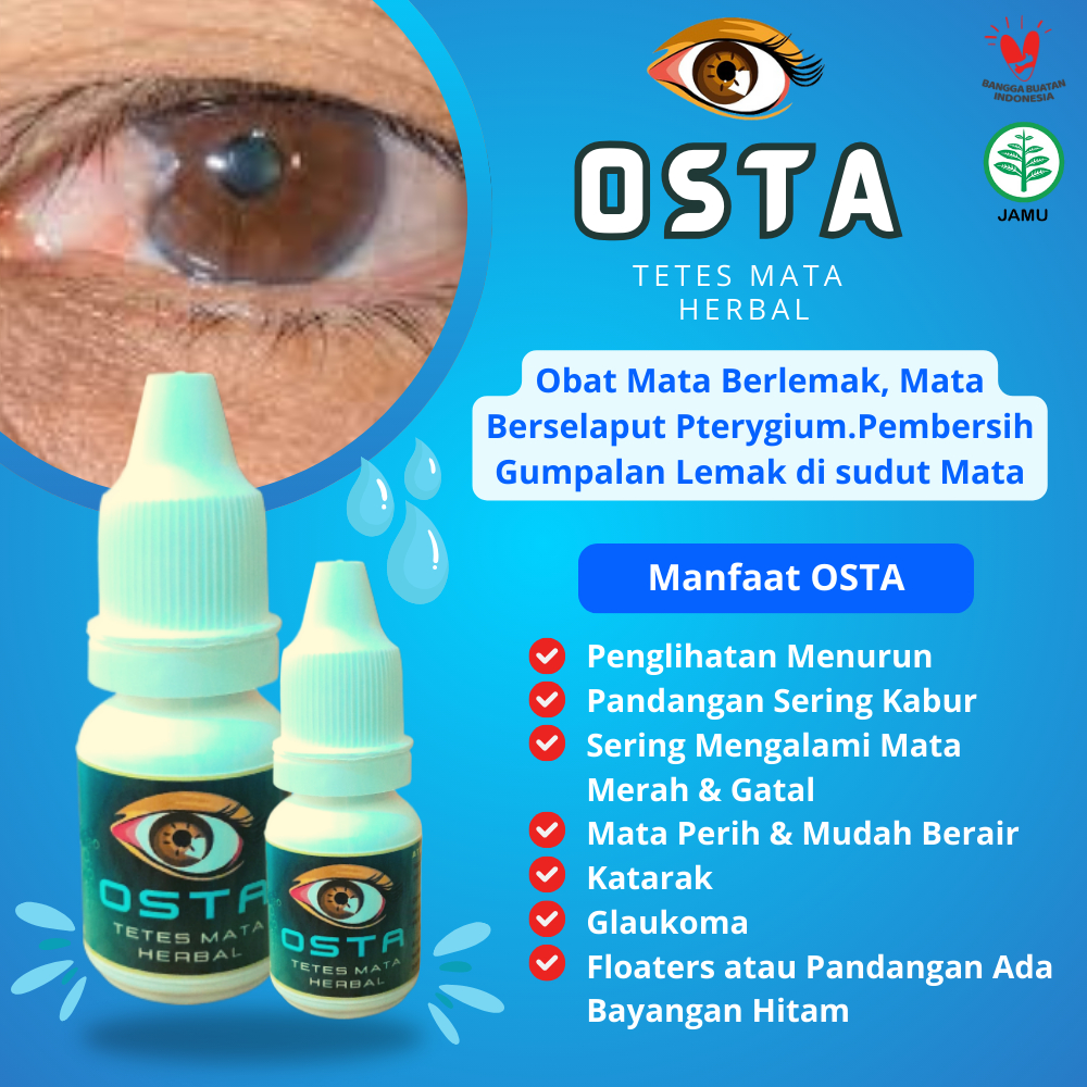 Jual Obat Mata Berlemak, Mata Berselaput Pterygium, Pembersih Gumpalan Lemak di sudut Mata ...