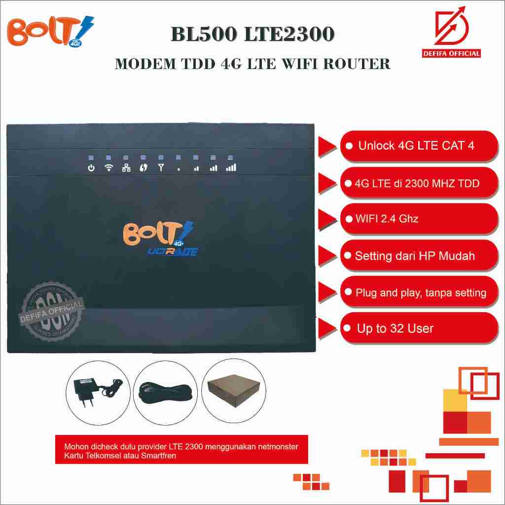 Jual Modem Indoor BOLT BL-500 BL500 HELIOS UNLOCK Telkomsel Smartfren ...