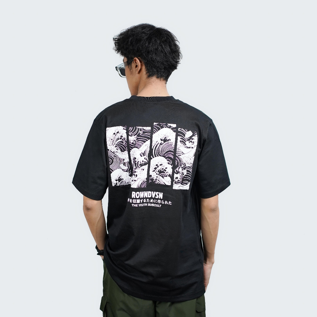 Jual Rown Division Official T-Shirt - Rowndvsn Kaos Oceano Black ...