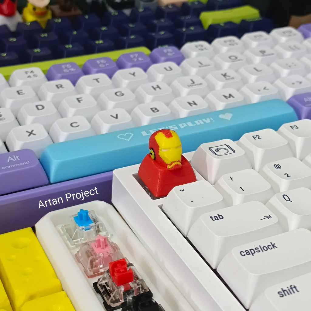 Jual iron man keycaps artisan keyboard mechanical | Shopee Indonesia