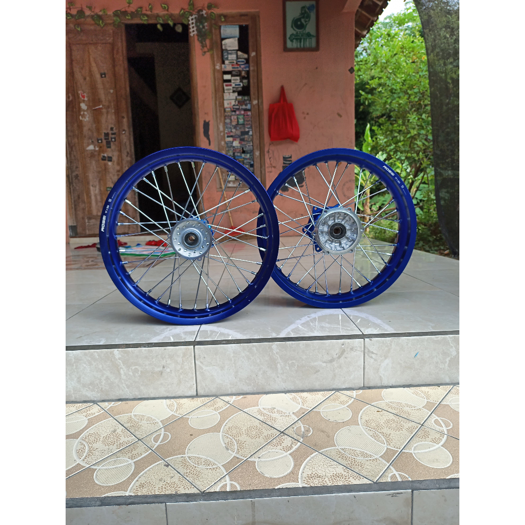 Jual Wheelset Supermoto WR155 Ring 17 Roda Set Sumo Yamaha WR Tanpa Ban ...