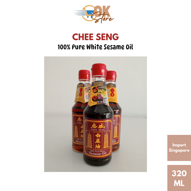 Jual Minyak Wijen / Pure White Sesame Oil Chee Seng / Double Pagoda ...