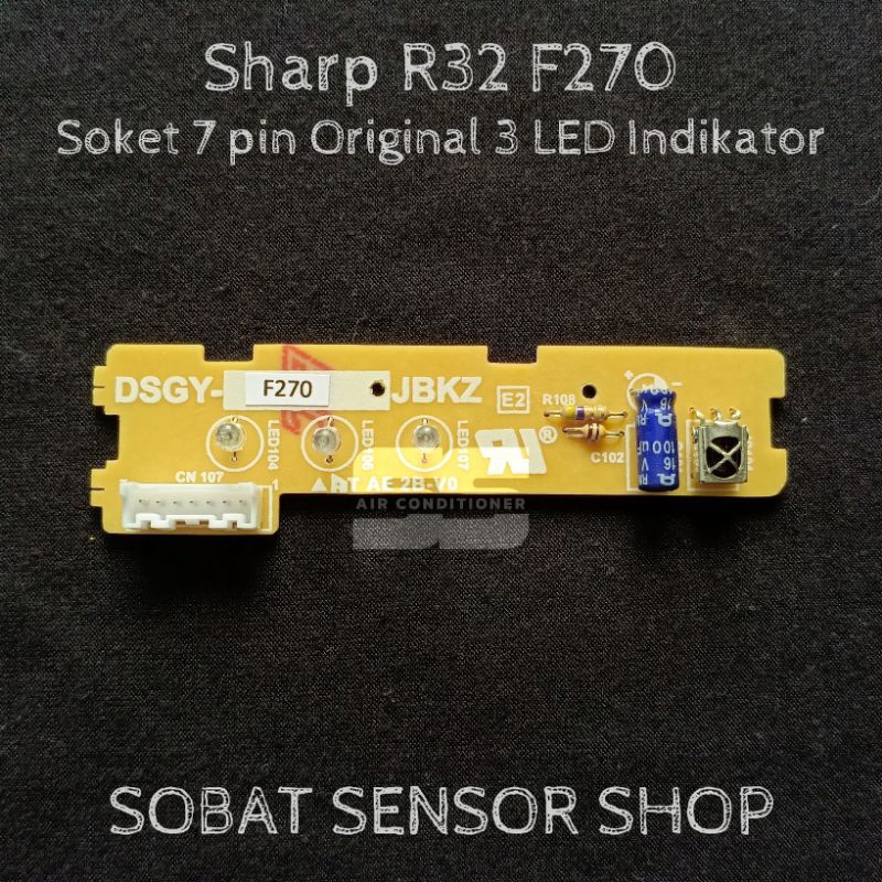 Jual Sensor AC Sharp R32 F270 || Soket original 3 LED Indikator ...