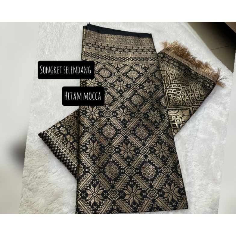 Jual KODE O65K Songket Selendang Set songket selendang setelan songket ...