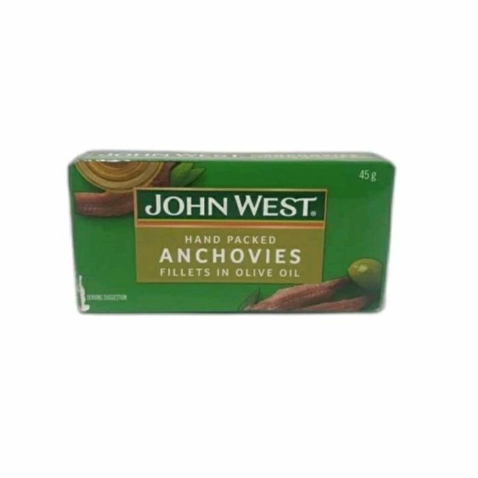 Jual John West Anchovies Fillets in olive oil | Shopee Indonesia